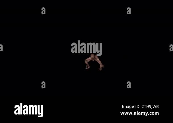 Scary Ghoul animation in 3d Stock Video Footage - Alamy