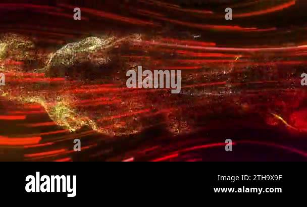 Animation neon red trails moving Stock Videos & Footage - HD and 4K ...