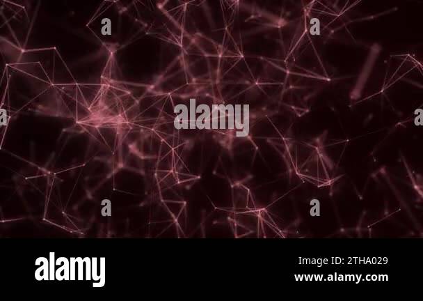 Network connection structure. Big data. Connecting points and lines. Abstract technology ...