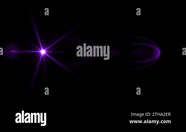 Purple flare lens effect. 4K resolution. Very high quality and ...