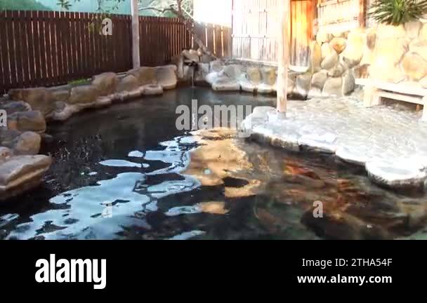 footage of Traditional Japanese onsen interior Stock Video Footage - Alamy