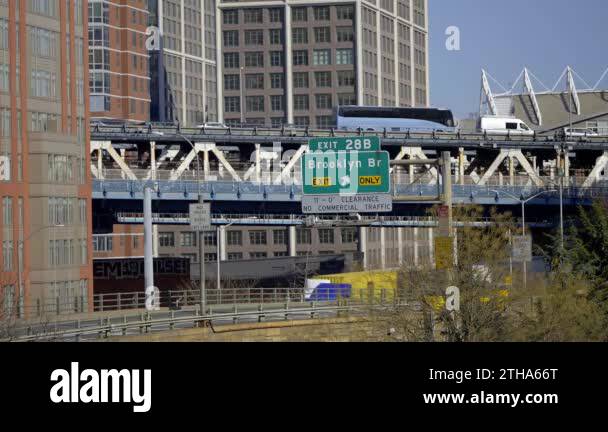 Brooklyn bridge exit sign Stock Videos & Footage - HD and 4K Video ...
