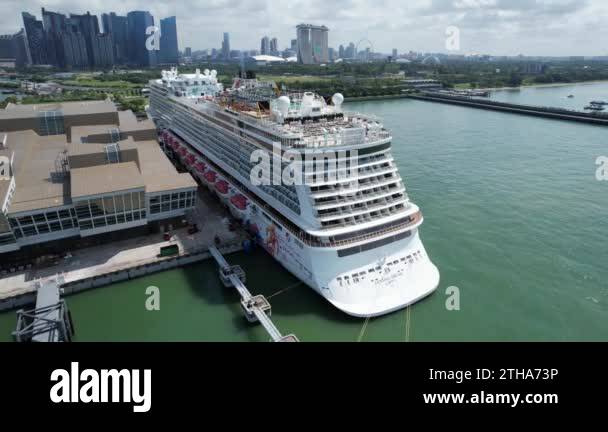 Marina Bay, Singapore - July 17, 2022: The Marina Bay Cruise Centre ...