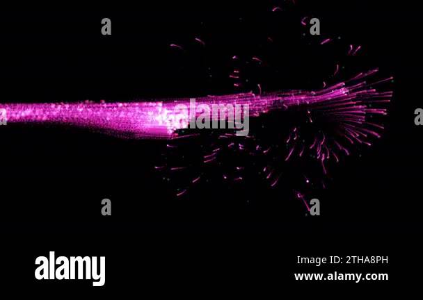 4k Hot vs cold energy. Solar flares and frozen particles facing and ...
