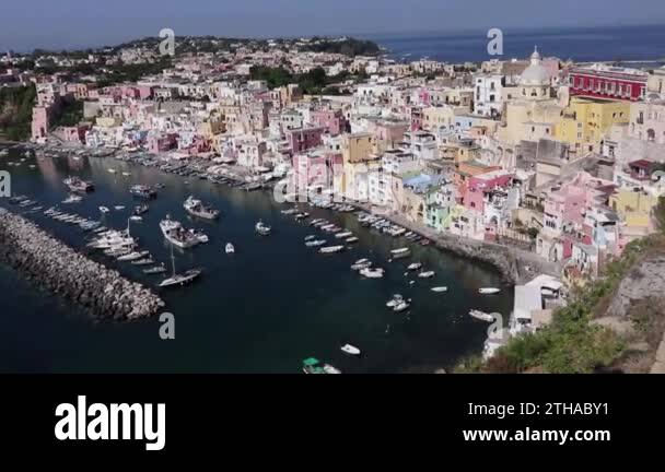 Procida, Campania, Italy October 1, 2021: Procida Overview of the ...