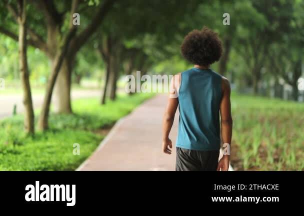 Back sportive african man walking Stock Videos & Footage - HD and 4K ...