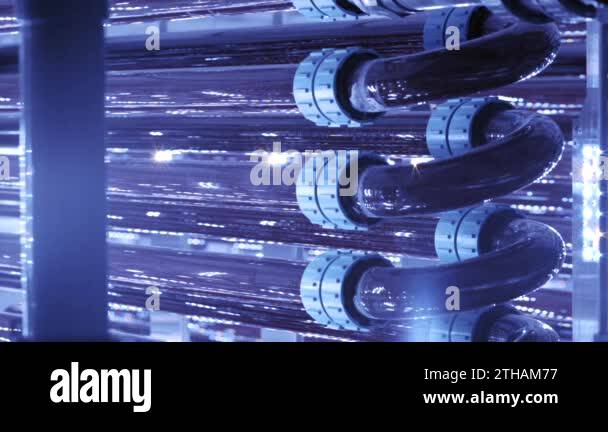 Algae reactor science tubular, research pipe hose modern laboratory ...