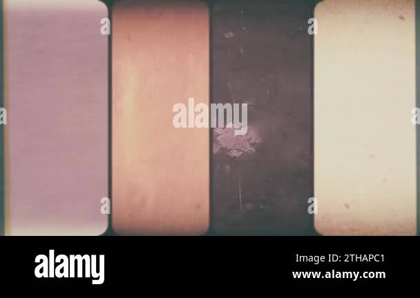 Vintage Split Screen Grunge VHS Film Textured/ 4k animation of a split ...