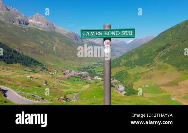 Famous James Bond Road at Furka Pass - the amazing filming location ...
