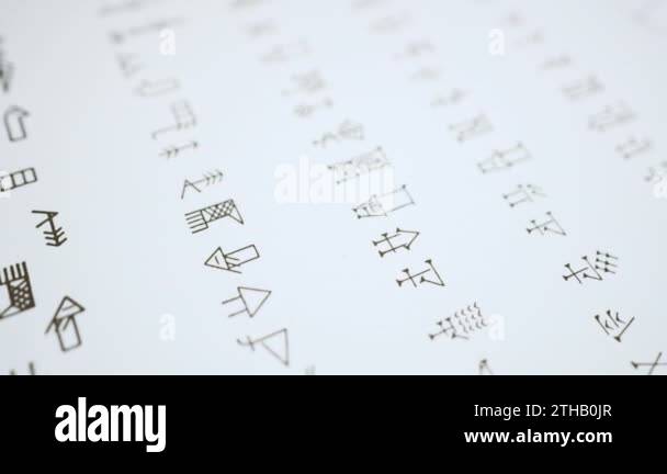 Sumerian writing cuneiform on Stock Videos & Footage - HD and 4K Video ...