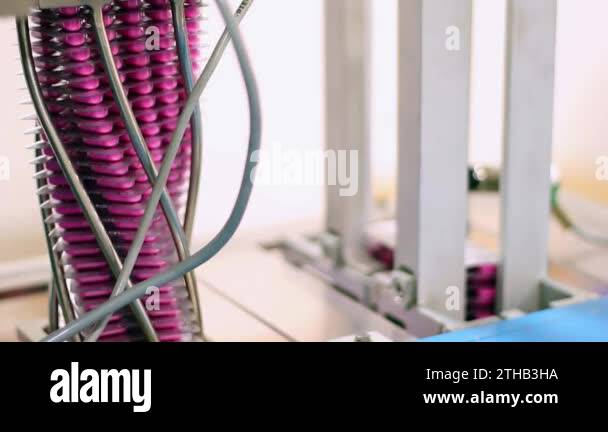 Blister Packaging Line In Pharmaceutical Industry. Automatic Blister ...