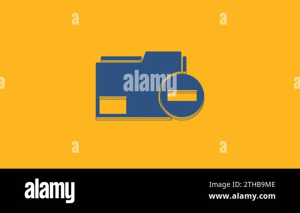 File folder icon blue Stock Videos & Footage - HD and 4K Video Clips ...