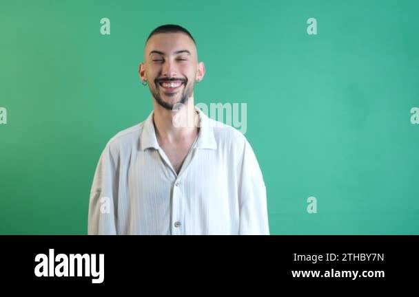 Young Man happy laughing, male model smiling happily, smiling male ...