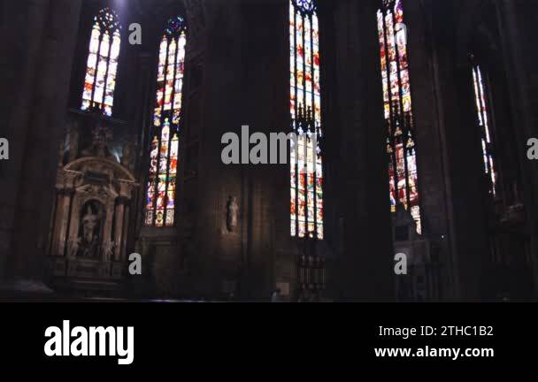 Landmark stained glass stain window windows Stock Videos & Footage - HD ...