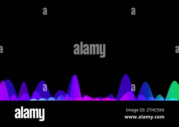 Audio Spectrum. Audio Visualizer. Soundwave effect. music visualizer background. colorful audio ...