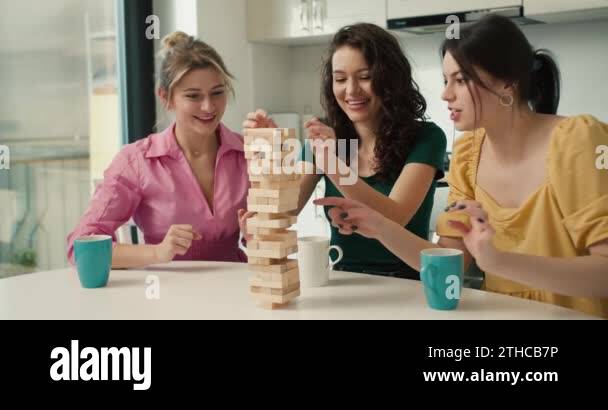 Friends playing jenga Stock Videos & Footage - HD and 4K Video Clips ...