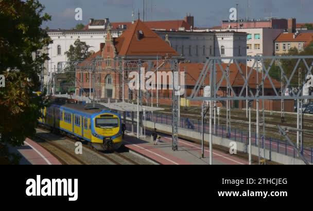 Yellow red intercity train Stock Videos & Footage - HD and 4K Video ...