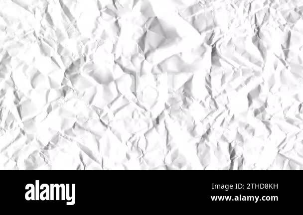 Stop Motion video with crumpled paper. 4k video with texture of ...