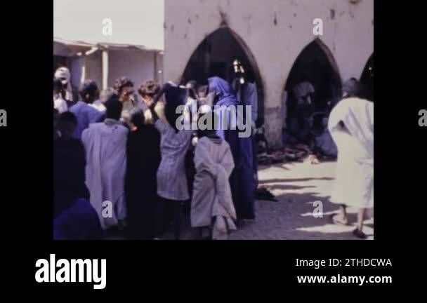 Tangier, Morocco june 1975: Witness the everyday struggles of the poor ...