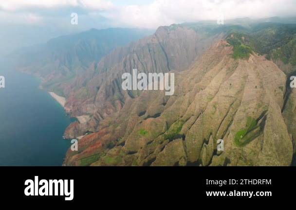 Green island volcano blue ocean Stock Videos & Footage - HD and 4K ...