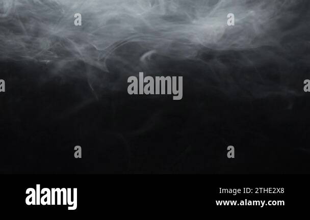 Steam texture. Vapor flow motion. Gray fog floating. White transparent ...