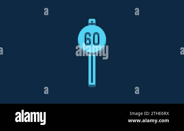60 km speed limit sign Stock Videos & Footage - HD and 4K Video Clips ...