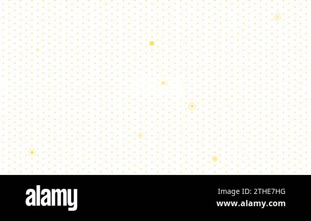 Animated yellow abstract point background. Backdrop with animation of ...