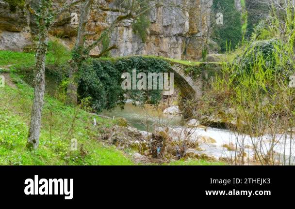 A medieval stone arch bridge Stock Videos & Footage - HD and 4K Video ...
