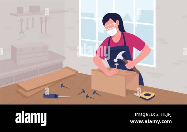 Workbench cartoon Stock Videos & Footage - HD and 4K Video Clips - Alamy