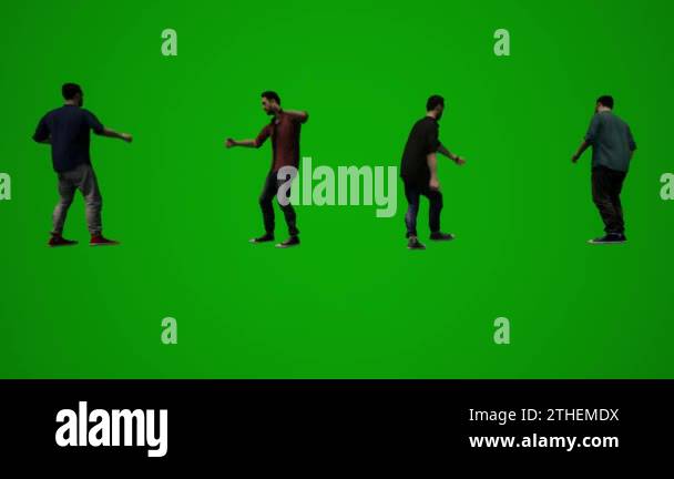 3D young white man green screen celebrating the end the year and being ...