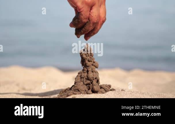 Woman building sandcastle Stock Videos & Footage - HD and 4K Video ...