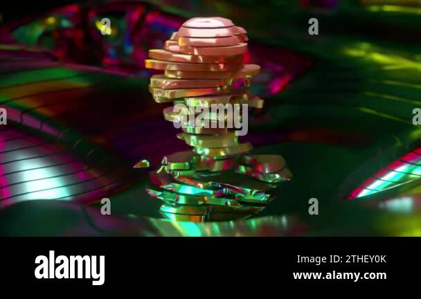 Visualization of artificial intelligence. The moving parts of the head ...