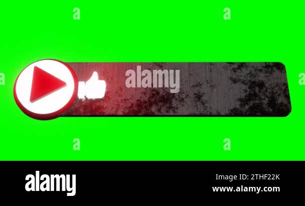 Subscribe button with reveal animation on green screen. Subscribe text ... Subscribe button with reveal animation on green screen. Subscribe text ...