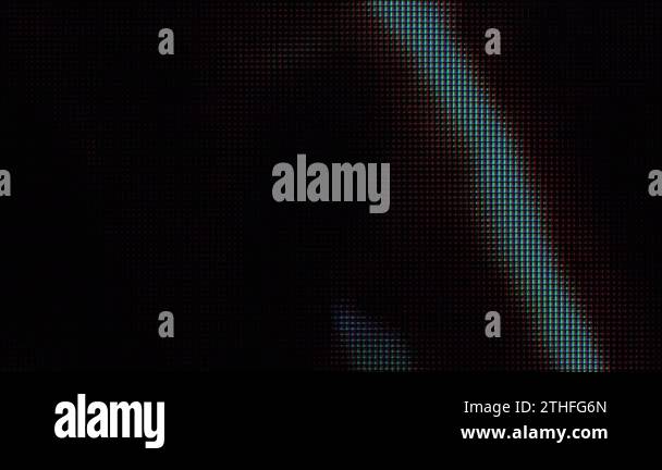 RGB multi-colored LEDs on the matrix of the TV close-up. Extreme macro ...