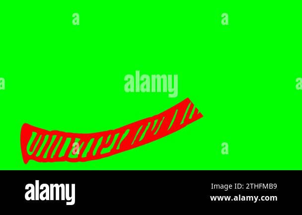 Animated financial growth chart with trend line graph. Red icon of ...