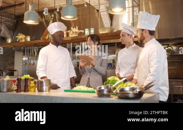 Portrait of successful pretty young caucasian female manager in suit ...
