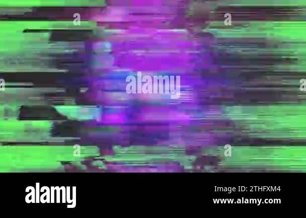 VHS tape texture animation with vintage noise and distortion, ideal for ...