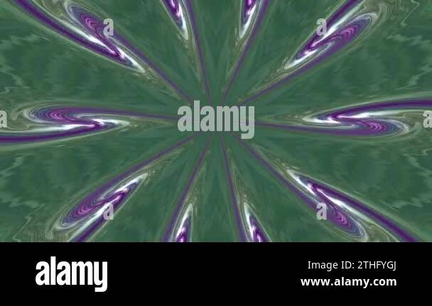 Rays of light with swirls. Purple and green shades. They come out of ...