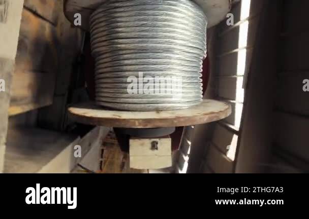 Modern Wire Cable Manufacturing Process at Factory.Cables and Wires ...