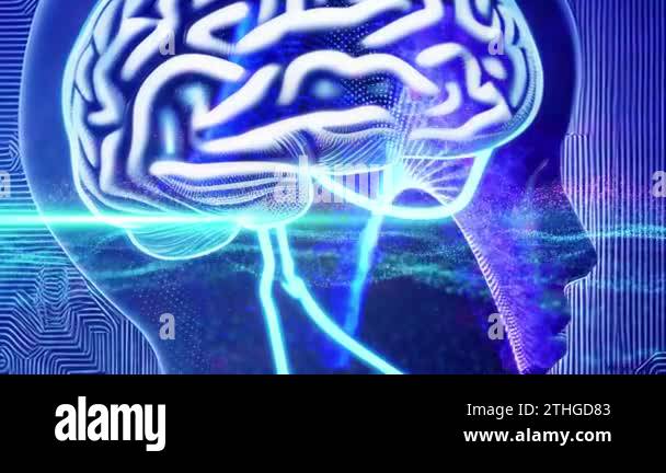 AI brain computer interface BCI Stock Video Footage - Alamy