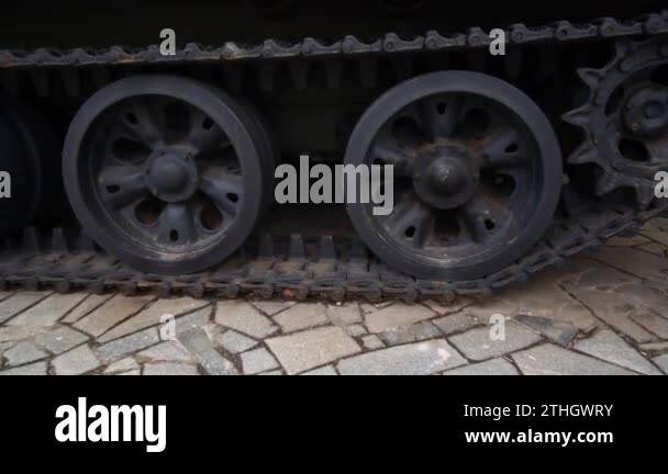 Army tank wheels from World War Two displayed at museum, Motherland ...