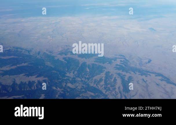 Arial view of the Canadian prairies Stock Video Footage - Alamy