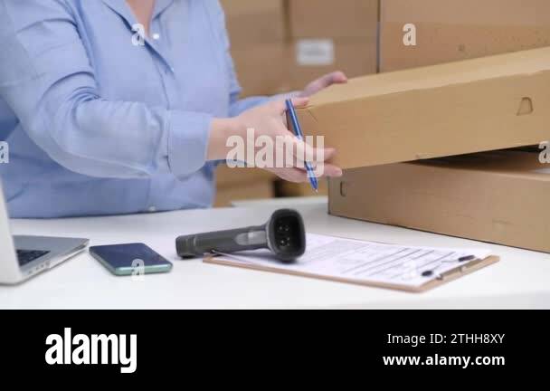 managing online e-commerce business store checking purchase orders and tracking codes working at ...