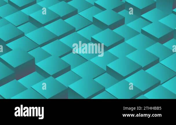 3D Animated Background Of Cubes Going Up And Down Loop. 3D Background ...