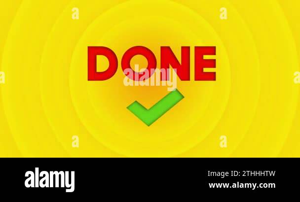 Check mark text Stock Videos & Footage - HD and 4K Video Clips - Alamy