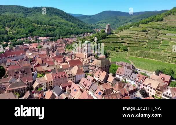 Kaysersberg in Alsace, one of the most beautiful villages of France ...