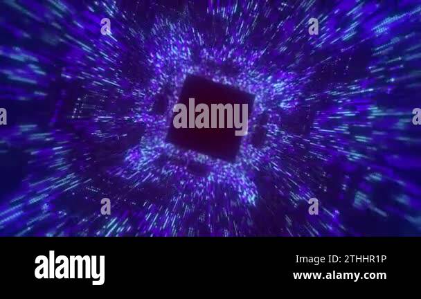 Abstract technology background. Motion graphic 4K seamless loop of ...