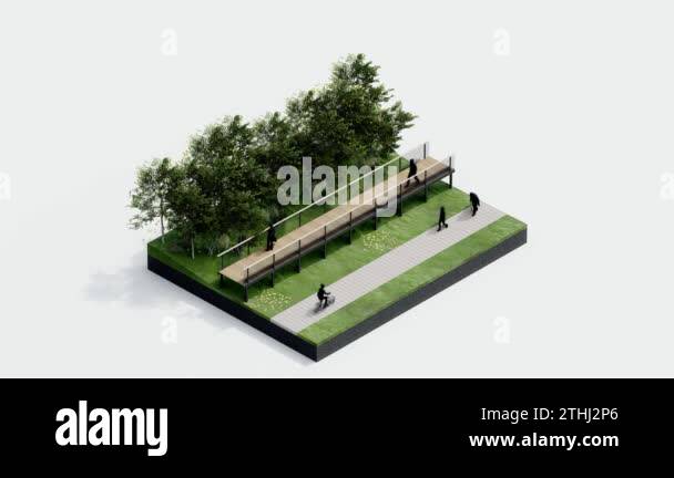 environment isometric park nature. isometric environmental sustainable ...