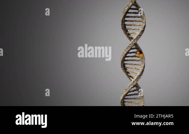 Drop of collagen that enters dna and regenerates it, with copy space ...