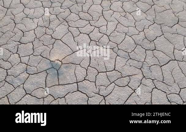 Geology.Dried-up riverbeds and lakes. Drought, global warming and ...